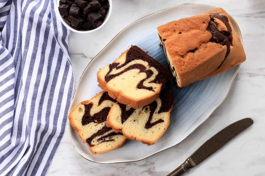 Classic Marble Cake Recipe – Moist, Buttery, and Beautifully Swirled ...